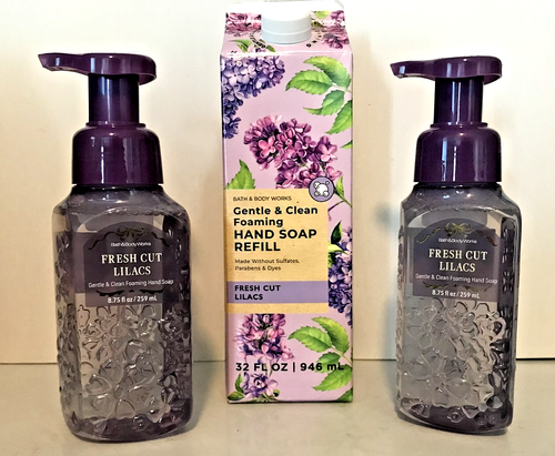 FRESH CUT LILACS GENTLE & CLEAN FOAM HAND SOAPS & REFILLS BATH BODY ...