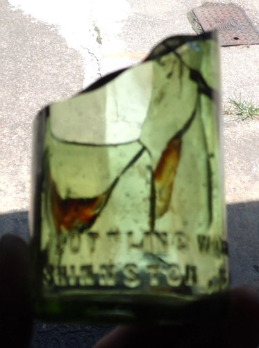 3 Ultra Rare GREEN Pepsi Cola Soda Bottle Shards Shinnston WV Embossed ...
