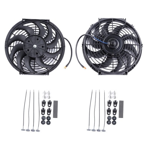 Radiator Condenser Universal Cooling Fan 12" Inch For Volkswagen Passat ...