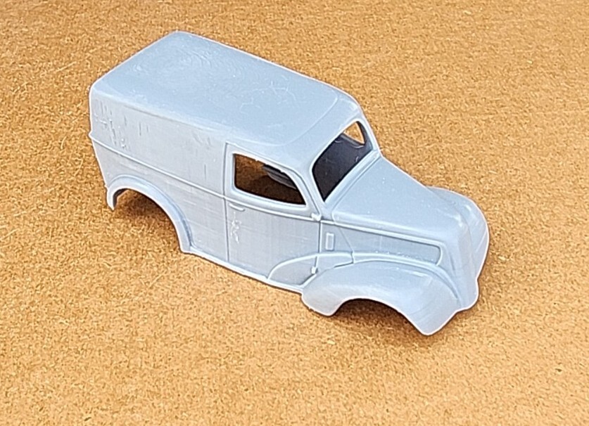 ABS-LIKE 3D RESIN PRINTED 1/16 1951 ANGLIA THAMES PANEL VAN GASSER DRAG ...