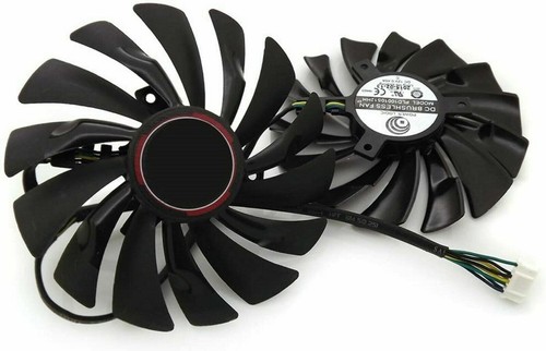95mm MSI GTX 960 970 980 GAMING Dual Fan PLD10010S12HH 6Pin 5wire DC ...