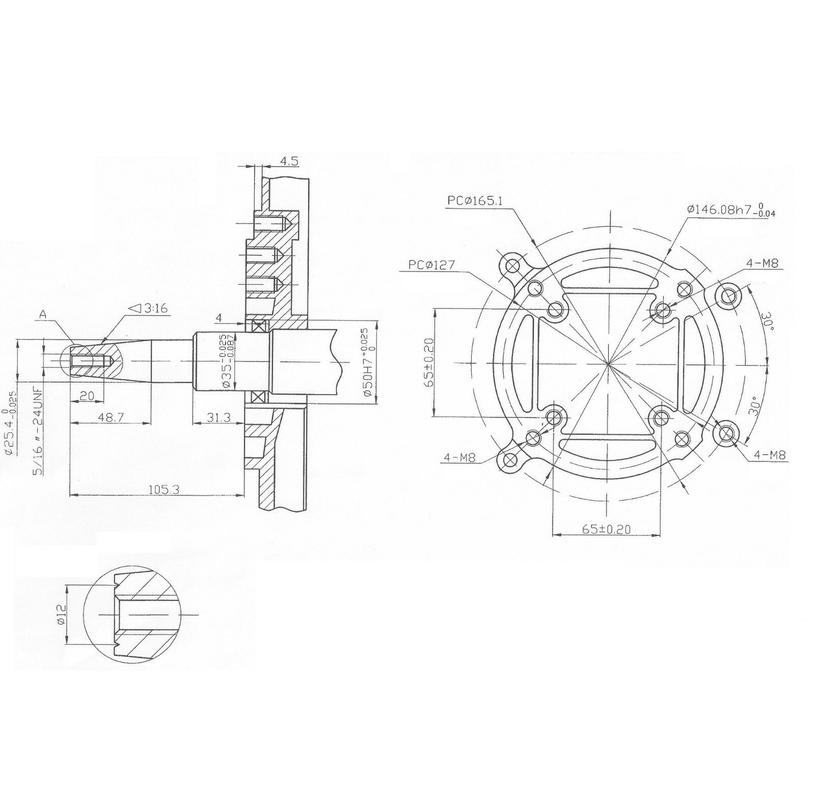 Yanmar Diesel Generator Engine Replacement For 10hp L100AE Tapered ...