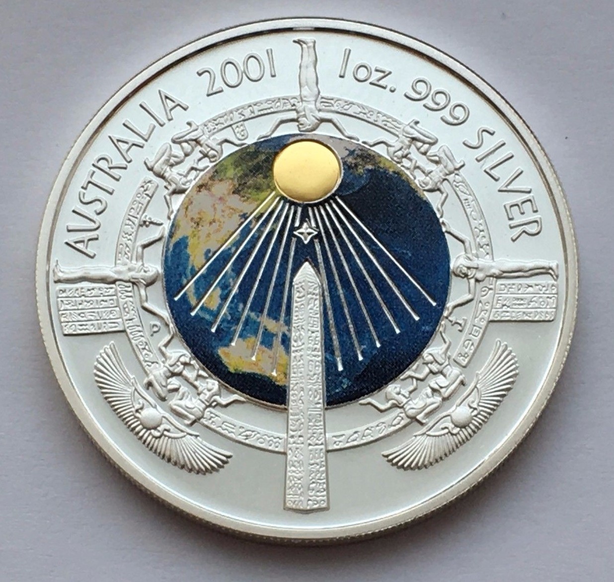 2001 AUSTRALIA 1 OZ SILVER MILLENNIUM PROOFLIKE $1 ONE DOLLAR COIN | eBay