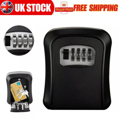 Key Lock Wall Mounted Combination Security Key Safe Outside Key Cabinet ...