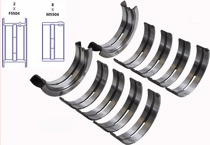 Fits 1969-1976 Ford 351W Windsor 5.8L V8 - Engine Rebuild Kit w/Flat ...