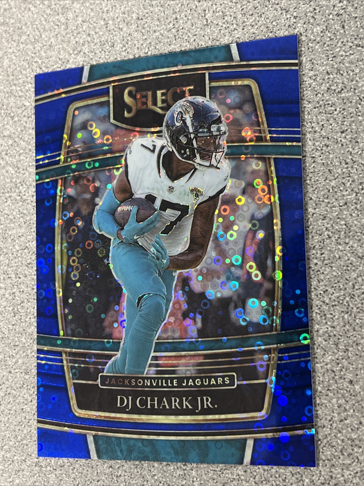 DJ Chark Jr #/25 Blue Disco Prizm Concourse 2021 Panini Select | eBay