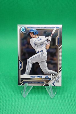 2021 Bowman Draft Base Chrome #BDC-47 Bobby Witt Jr. Kansas City Royals ...