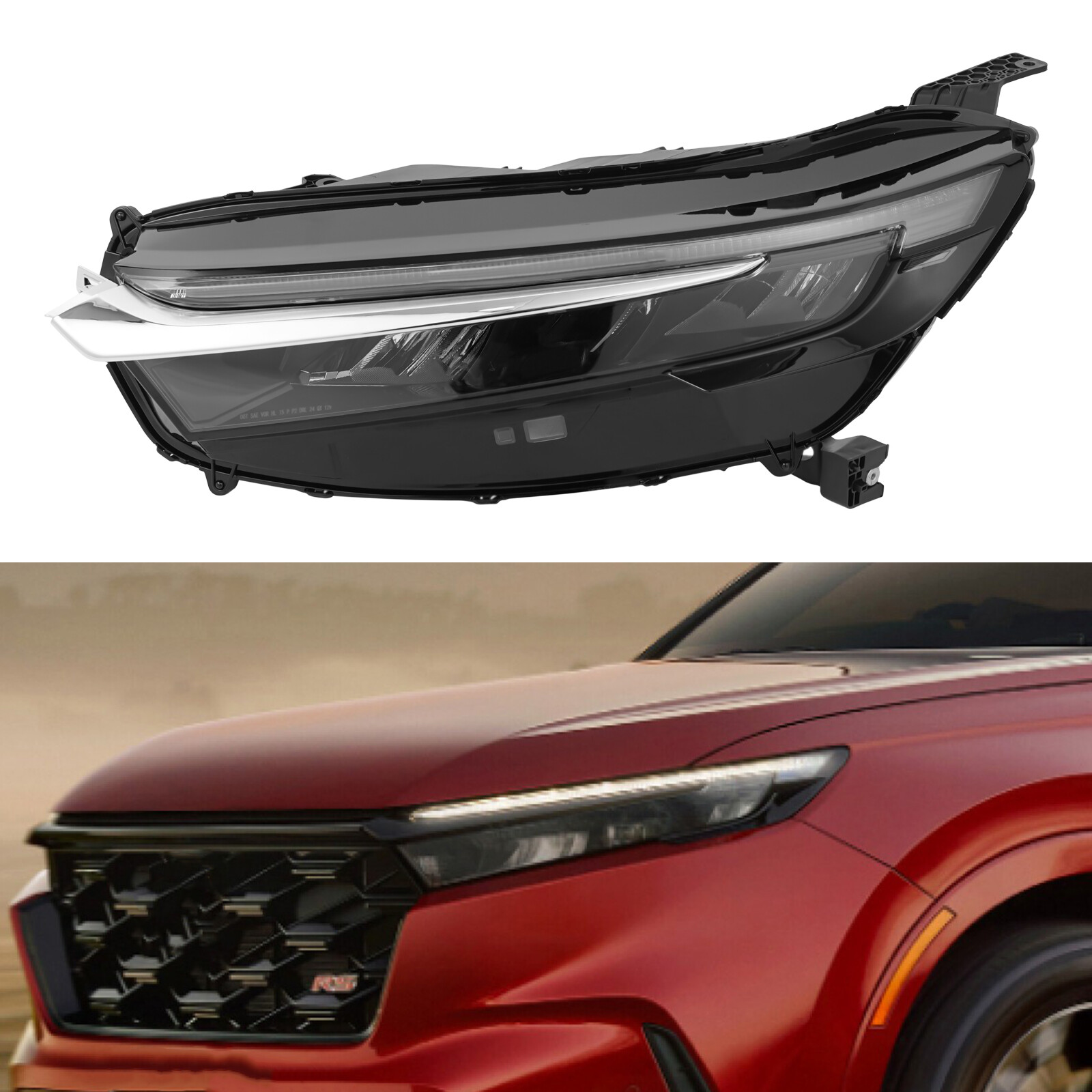 For 2023-2025 Honda CR-V Left Headlight LED DRL Headlight Driver Side ...