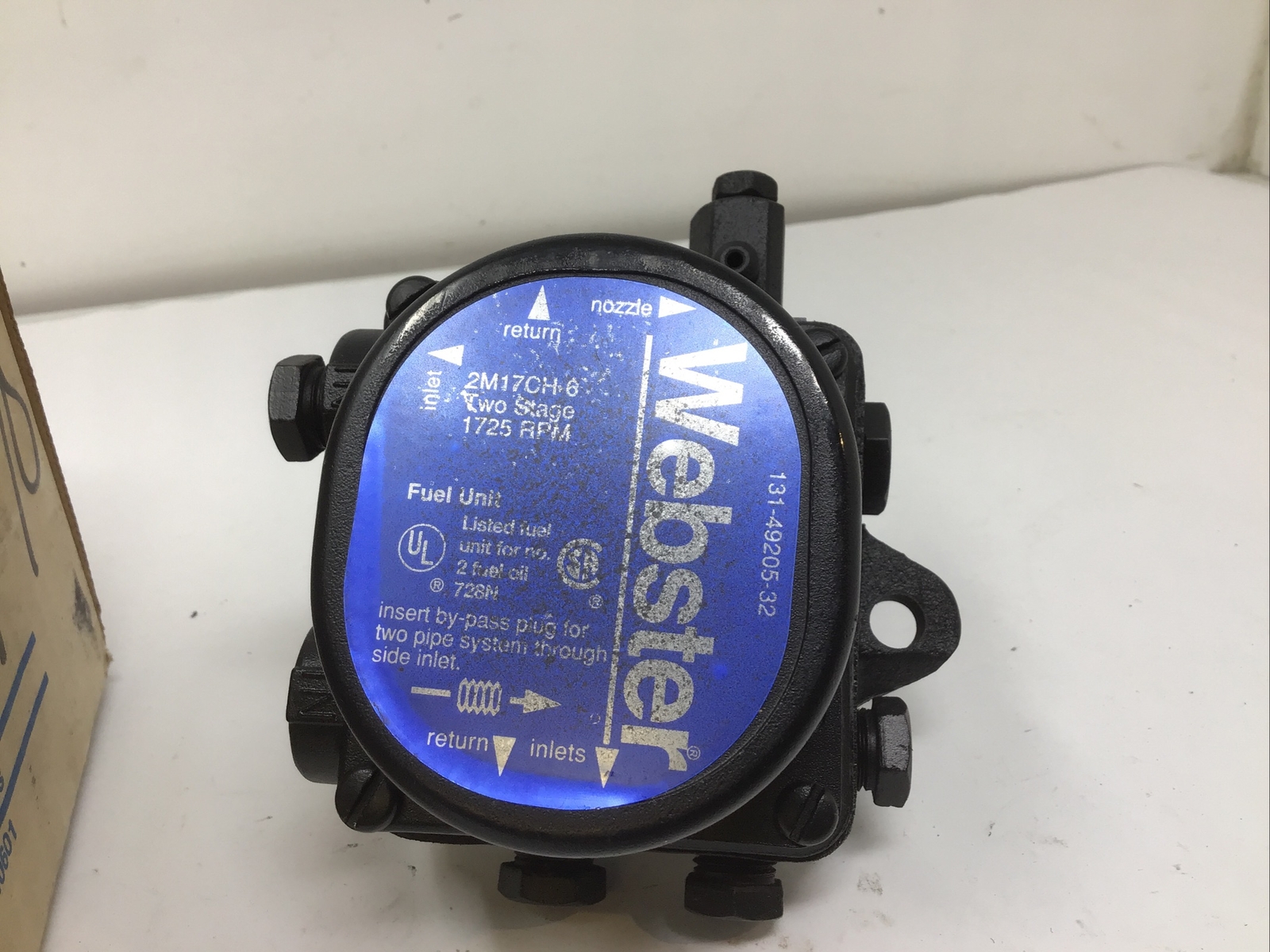 NEW Webster 2M17CH-6 Pump Oil Burner Pump Fuel Unit 6GPM 100PSI 1725RPM ...