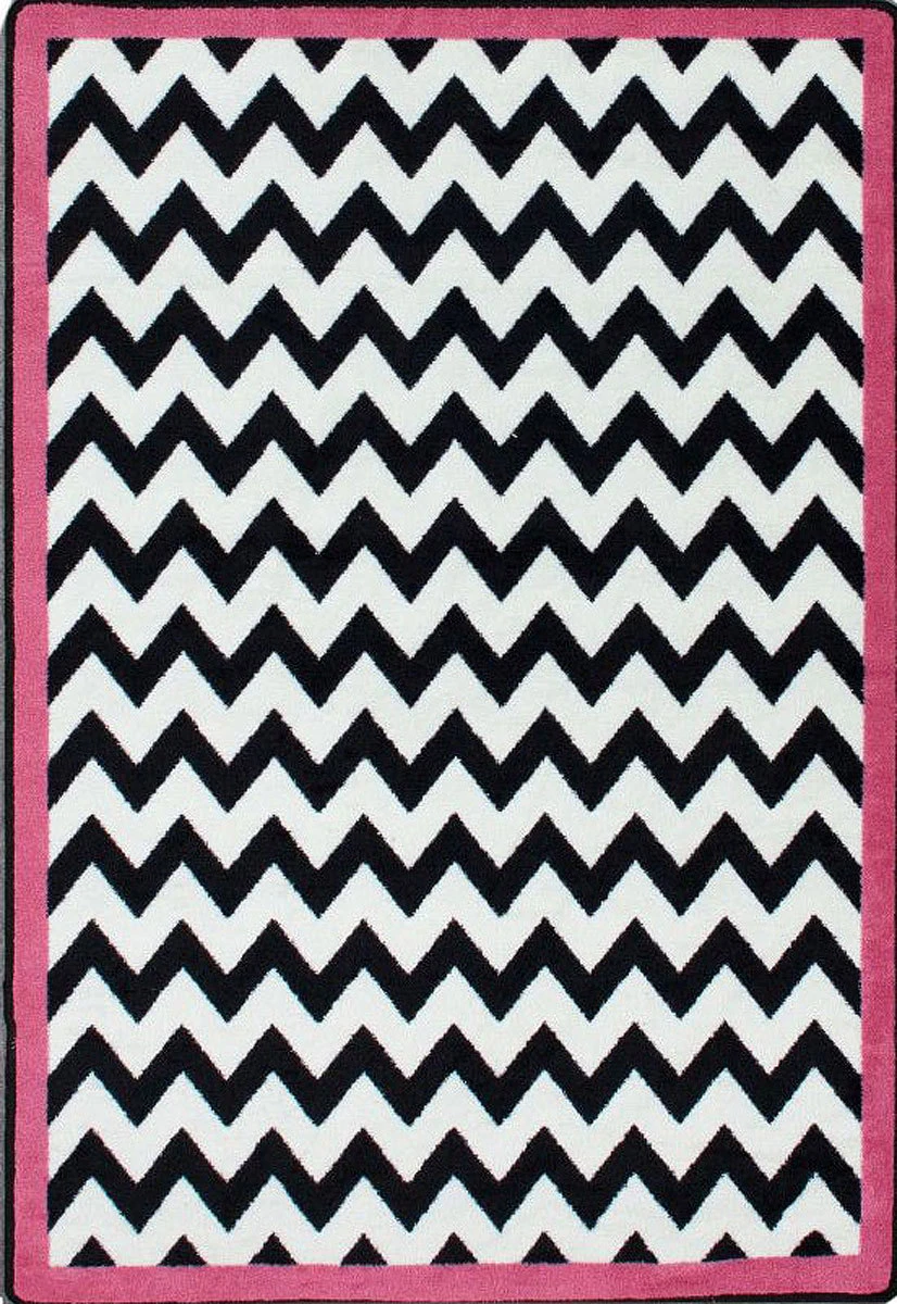 Pink Chevron Border