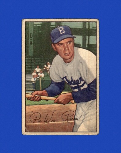 1952 Bowman Set-Break # 8 Pee Wee Reese LOW GRADE *GMCARDS* | eBay