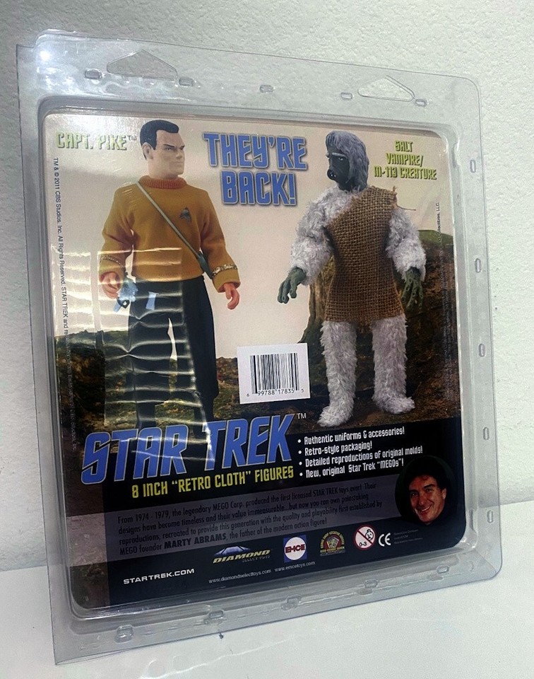 Diamond Select Star Trek Salt Vampire Mego Retro 8" Action Figure New ...
