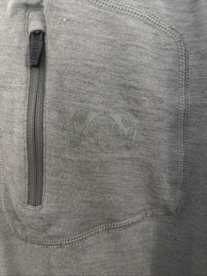 Kuiu Ultra Merino 145 Zip-T Hunting Hoodie XL Stone | eBay