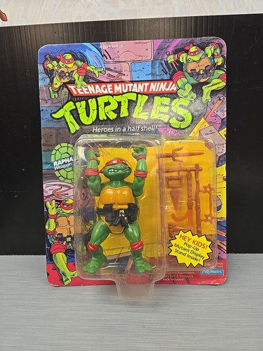 🔥1988 TMNT Raphael New Unpunched POP-UP DISPLAY MOC Ninja Turtles CLEAR ...