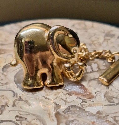 GOLDEN TONE ELEPHANT TIE PIN | eBay