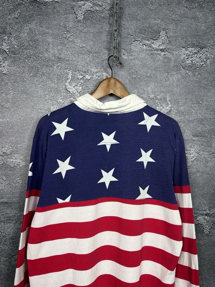 Vintage KooGa USA National Rugby Team Flag Logo Jersey Long | eBay