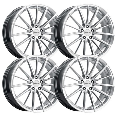 (Set-4) Vision 473 Axis 16x7.5 5x115 34mm Silver Wheels Rims 16 Inch | eBay