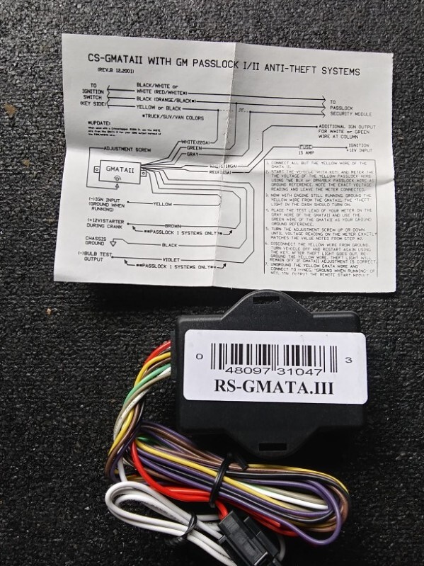 GM PASSLOCK I/II ANTI-THEFT SYTEM BYPASS MODULE by CRIMESTOPPER | eBay