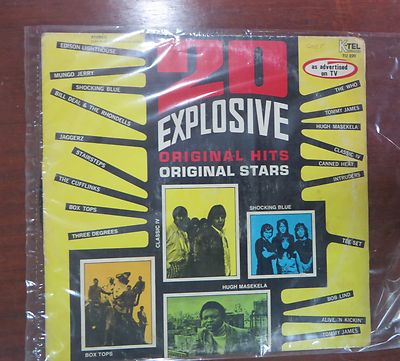 20 Explosive Hits Original Hits Compilation 12"LP Vinyl Music Record K ...