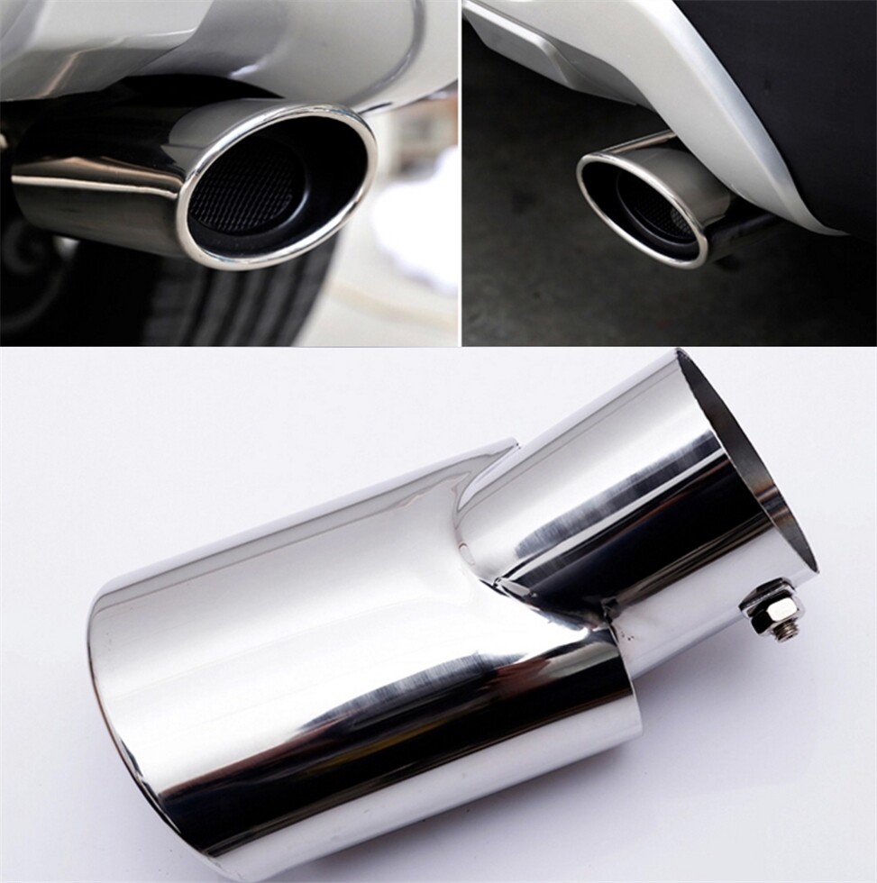 2Pcs Stainless Exhaust Muffler Tip End Pipe For Honda CR-V CRV EX EXL ...
