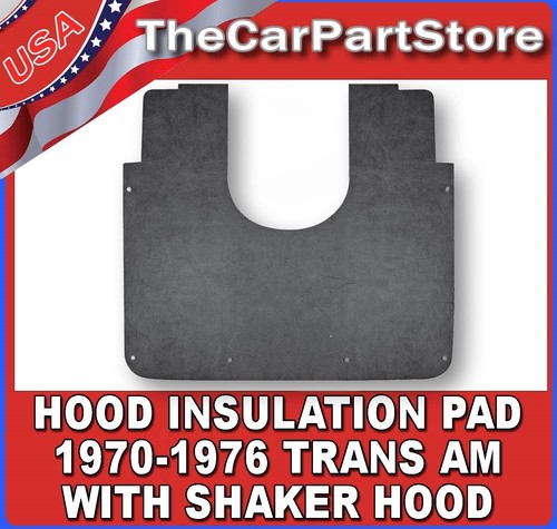 Under Hood Heat Insulation Pad Shield Liner Mat 1970-76 Trans Am w ...