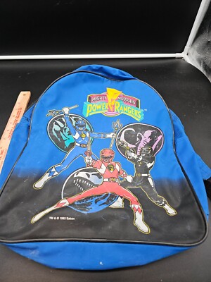 Vintage 1993 Saban Mighty Morphin Power Rangers Backpack 90’s 1990’s | eBay