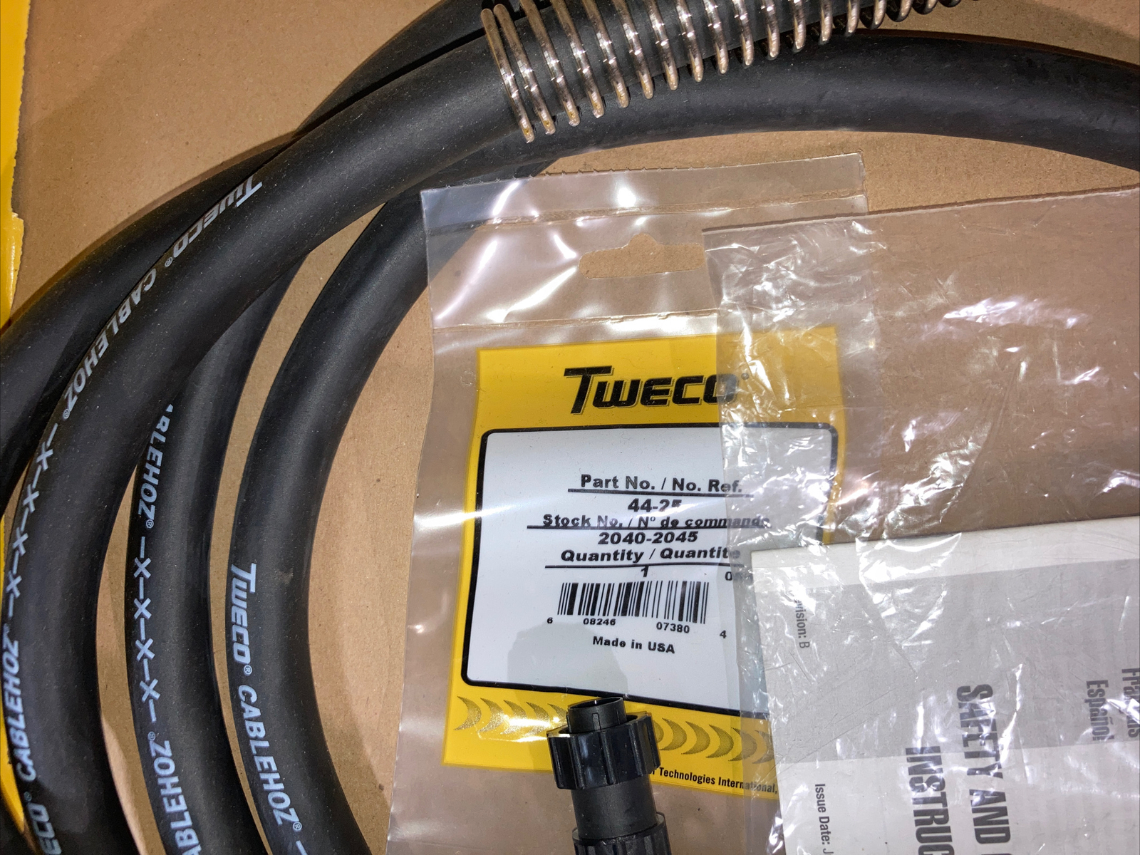 Tweco MS415116 Spray Master 450 Air Cooled MIG Gun 450A 1040-1052 for ...