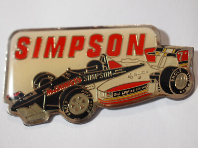 Simpson F1 Cart Race Car Racing Pin Buick Sponsor #7 Vintage Rare (Lg 2 ...