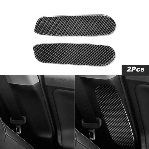 Carbon Fiber Interior Front Door Trim Stickers For Toyota RAV4 2015 ...