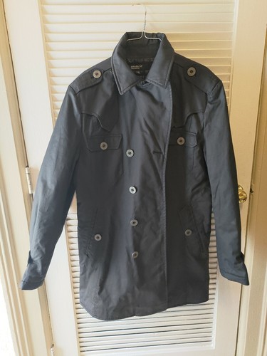 Men's Monarchy Collection Wind Black Button Jacket Size XL | eBay