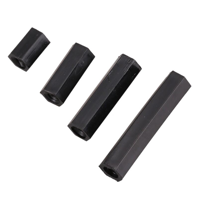 250Pcs M2 Nylon Hex Spacers Screw Standoff Plastic Accessories ...