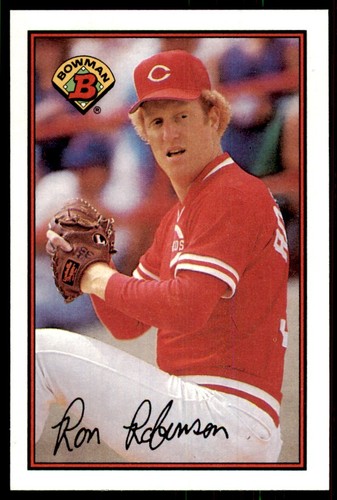 1989 Bowman Baseball Card Ron Robinson Cincinnati Reds #303 | eBay