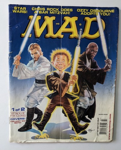 MAD Magazine #419 July 2002 Star Wars Attack of the Clones Cover 1 of 2 ...