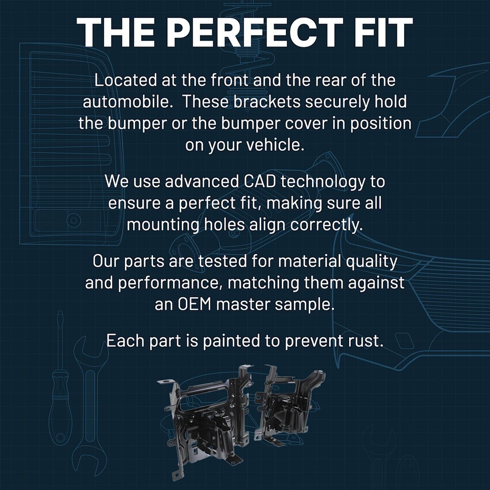 Bumper Face Bar Bracket Front Left Hand Side Driver 5211602061 for ...