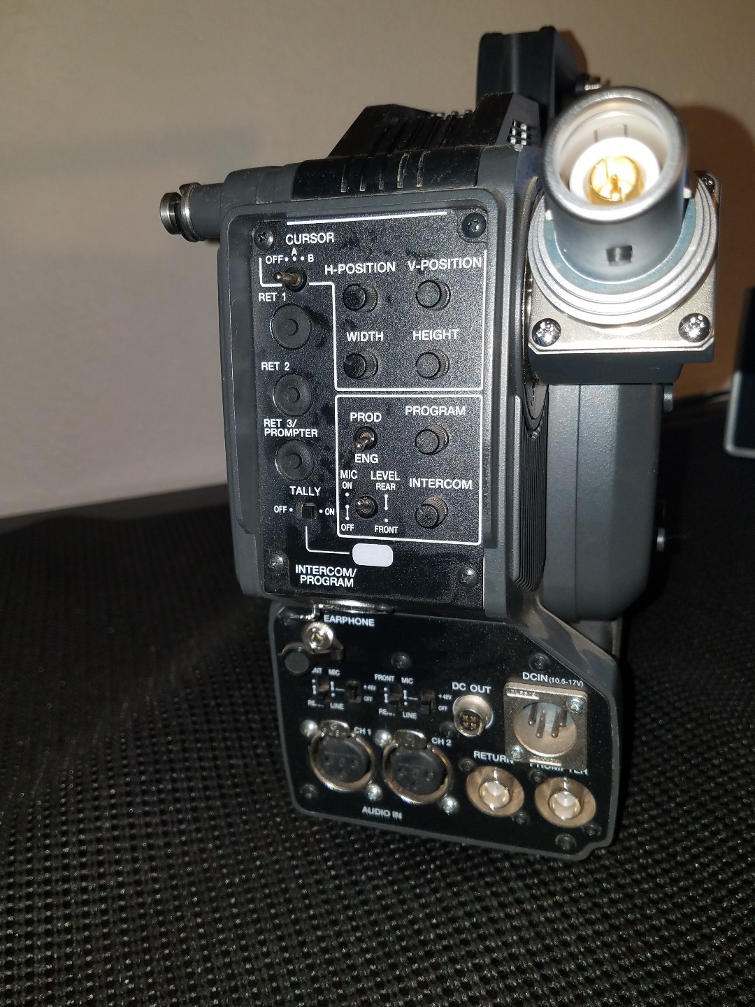 Sony DXC-D55WS SD-SDI Camcorder Remote, Control Panel, CCU-TX50 CA-TX50 ...