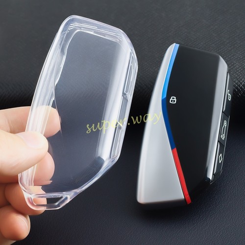Clear Transparent Car Key Fob Case Cover For 2023-2025 BMW X1 iX XM X5 ...
