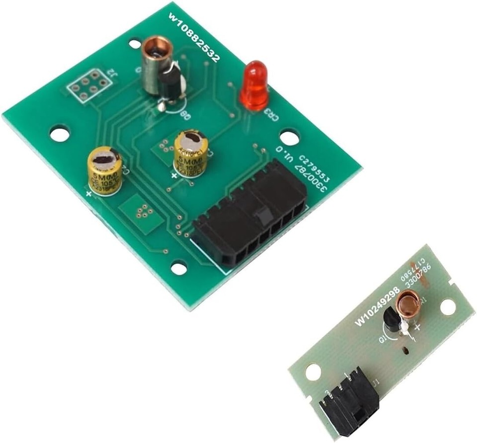 W10898445 Refrigerator Ice Level Control Emitter and Receiver LED Light ...