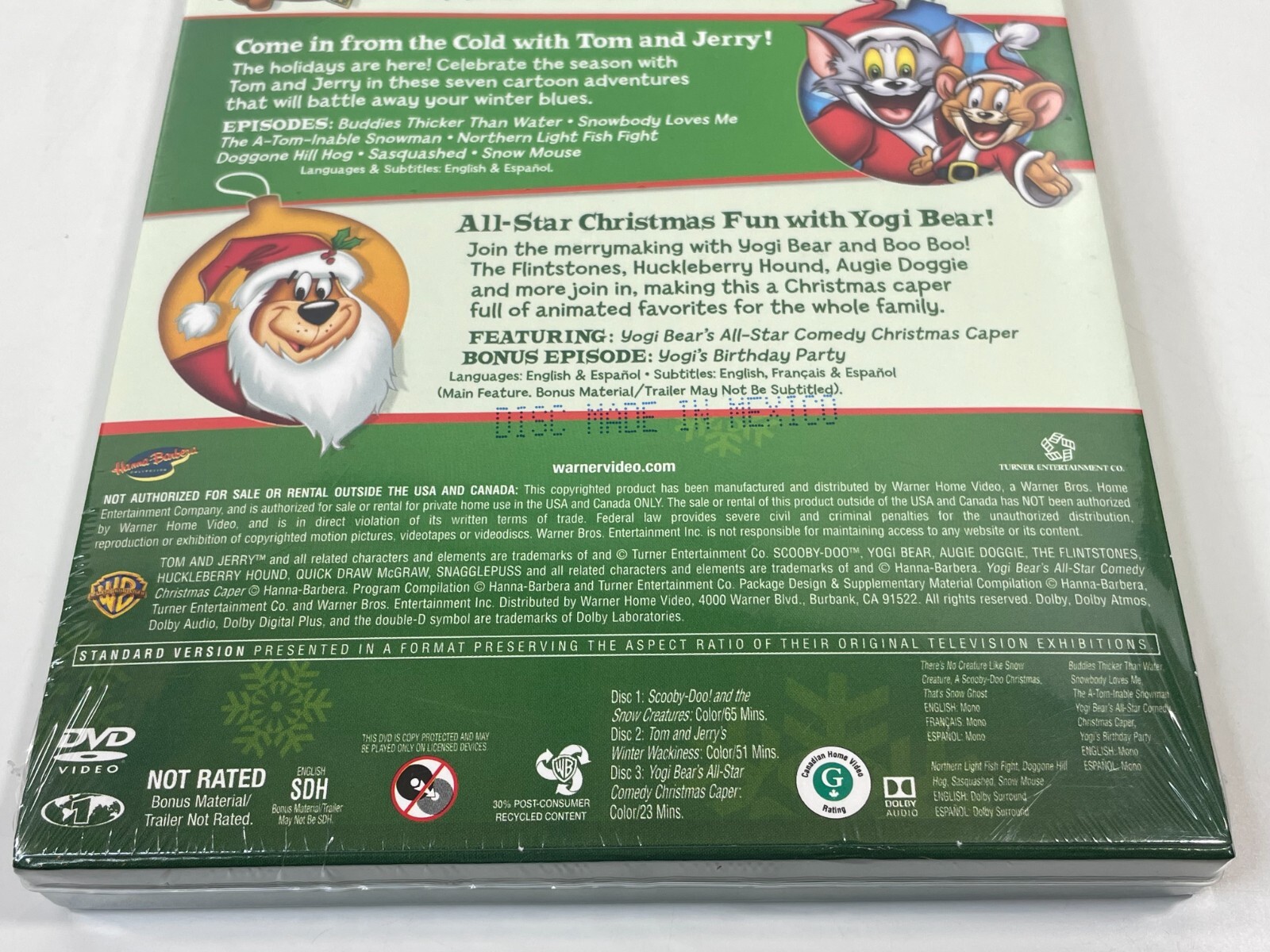 Festive Follies Collection: 12 Holiday Treasures (3-Disc DVD Set) NEW ...