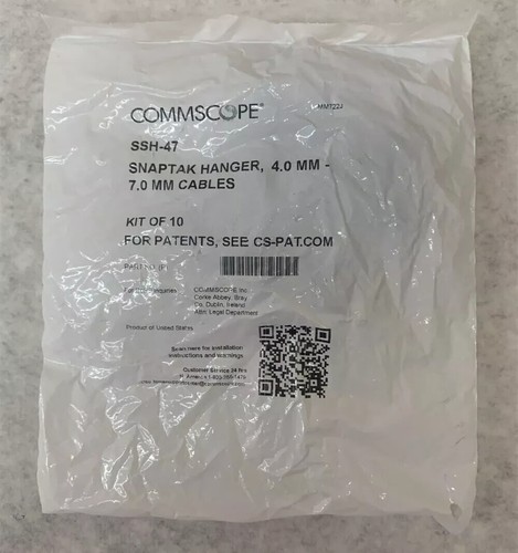 Commscope Snaptak SSH-47 SNAP-IN Hangers For 4.0 mm - 7.0 mm Cable OEM BAG | eBay