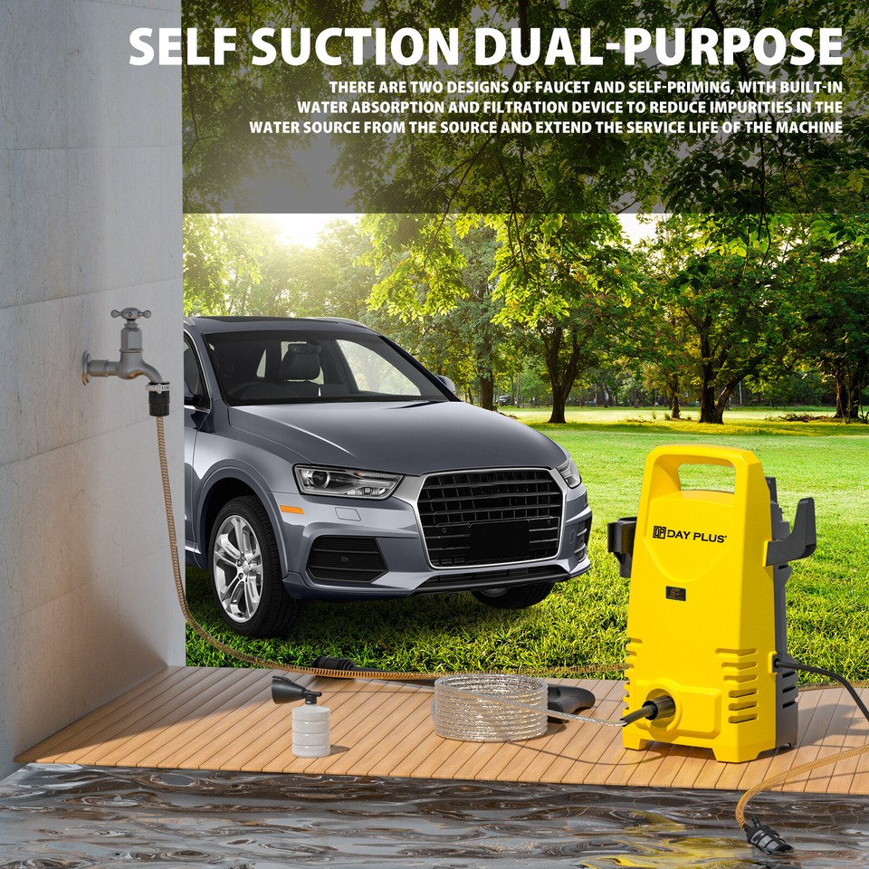 3800PSI Electric High Pressure Washer Smart Control Power Washer with ...