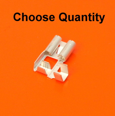 High Quality 8mm Flag Terminals - Non Insulated Female Right Angle ...