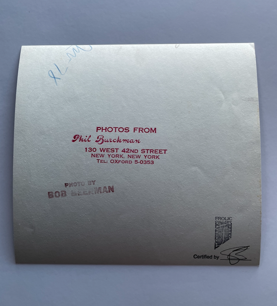 MARILYN MONROE 1951 Original Photo by BOB BEERMAN & Burchman Credit ...