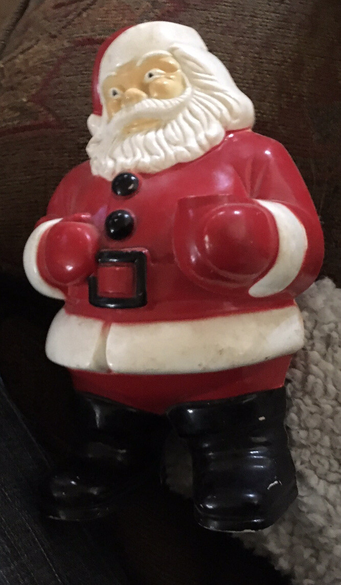 Vintage 1950's Royalite Hard Plastic Santa Used Cut Cord | eBay