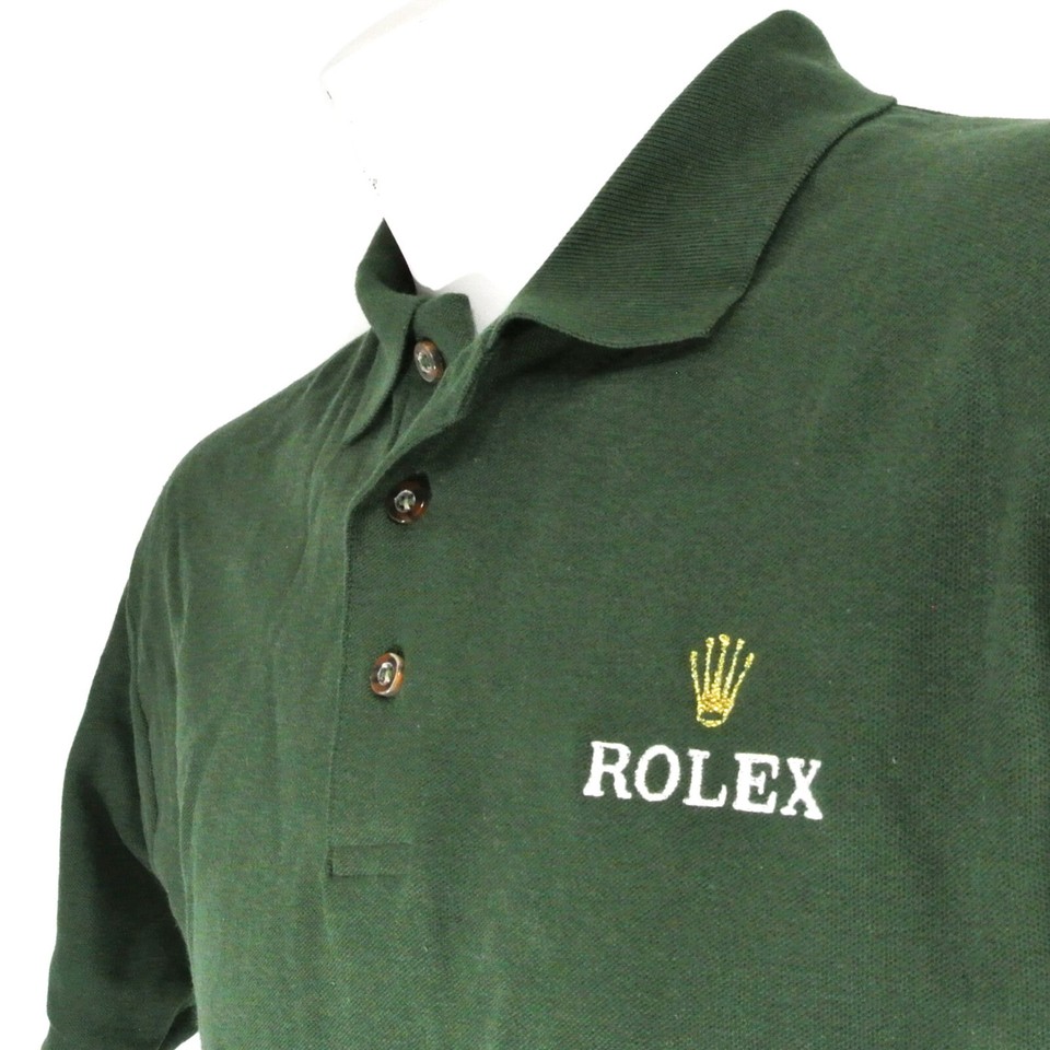 ROLEX Jewelry Store Employee Uniform Polo Shirt Green Size M Medium NEW ...