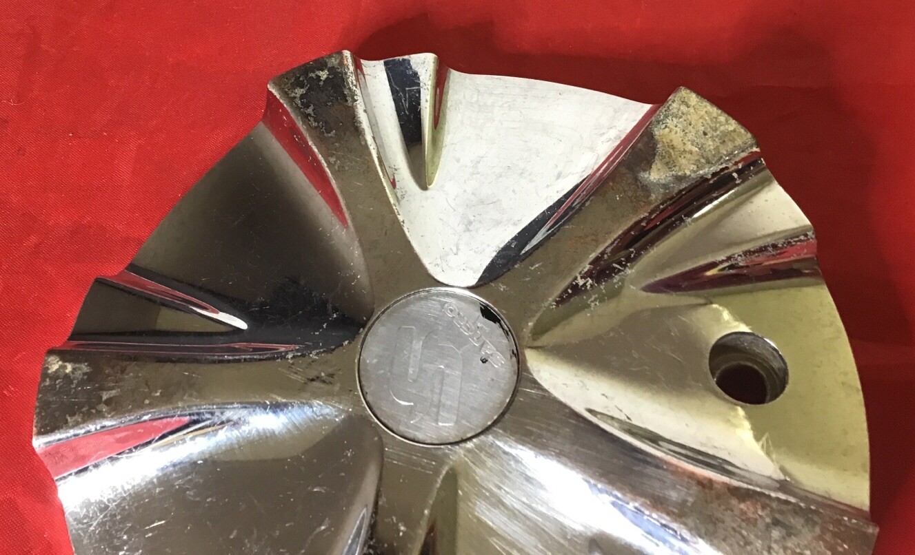 ONE USED SANCRO KRUZ KOKY WHEEL CENTER CAP # TR825 CUSTOM AFTERMARKET ...