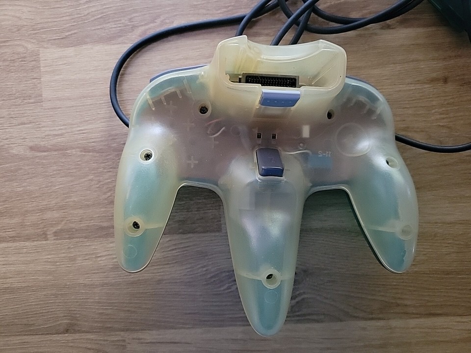 Official OEM Nintendo 64 N64 Ice Blue Clear Controller NUS-005 ...