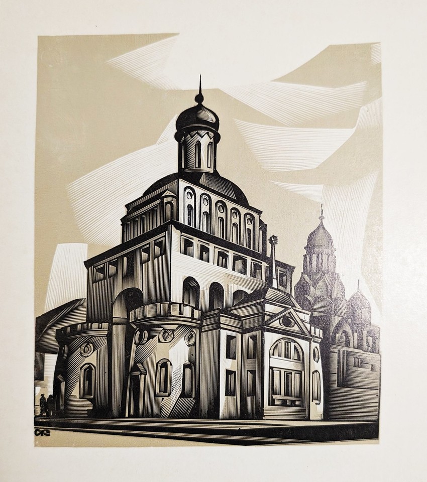 Anatoli Iwanowitsch Kalaschnikow Holzschnitten woodcuts Russia Russland ...