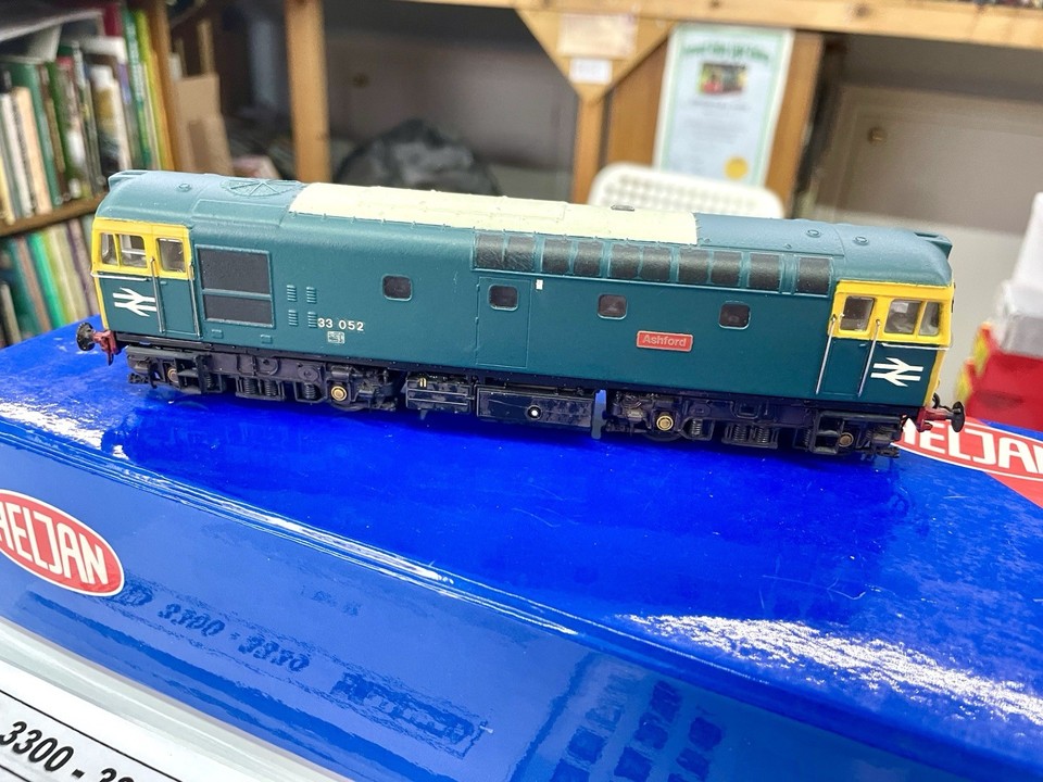 Heljan Class 33, 33052 “Ashford”. BR Blue Livery. | eBay UK