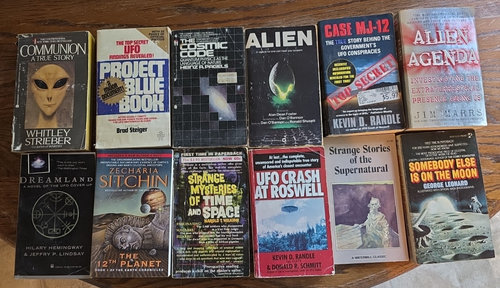12 Vintage Book Lot Alien Extraterrestrial UFO | eBay
