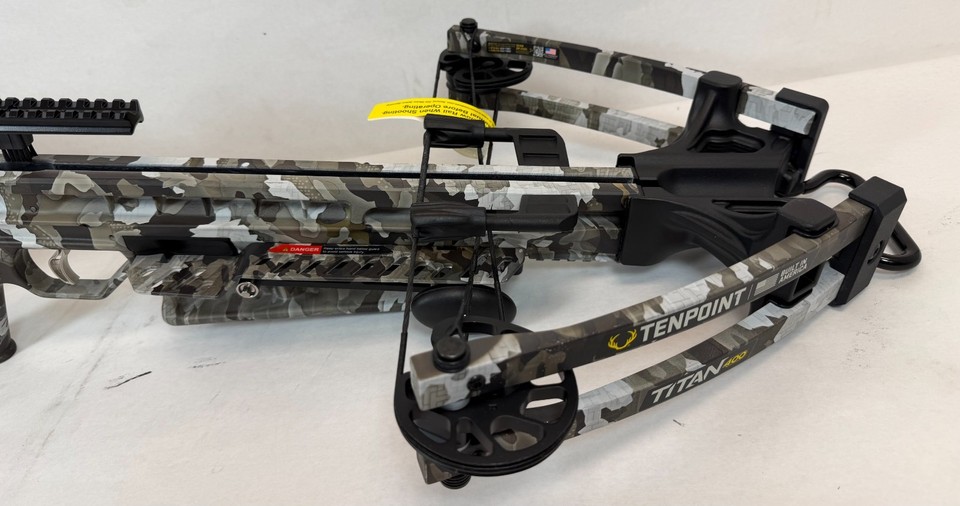 TenPoint Titan 400 Vektra Crossbow w/ACUdraw Silent, Pro-View 400 Scope ...
